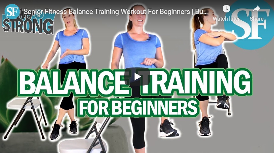 Senior Fitness Balance Training Workout For Beginners | Building ...