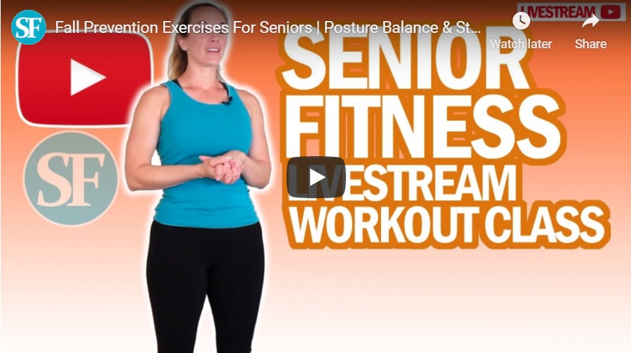 Fall Prevention Exercises For Seniors | Posture Balance & Stretching ...