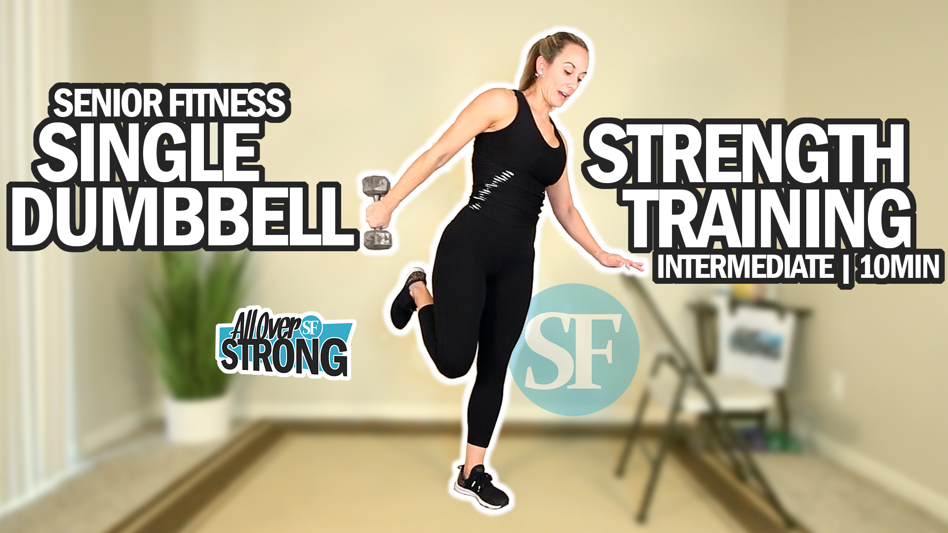 Single Dumbbell Full Body Strength Training Workout | Intermediate ...