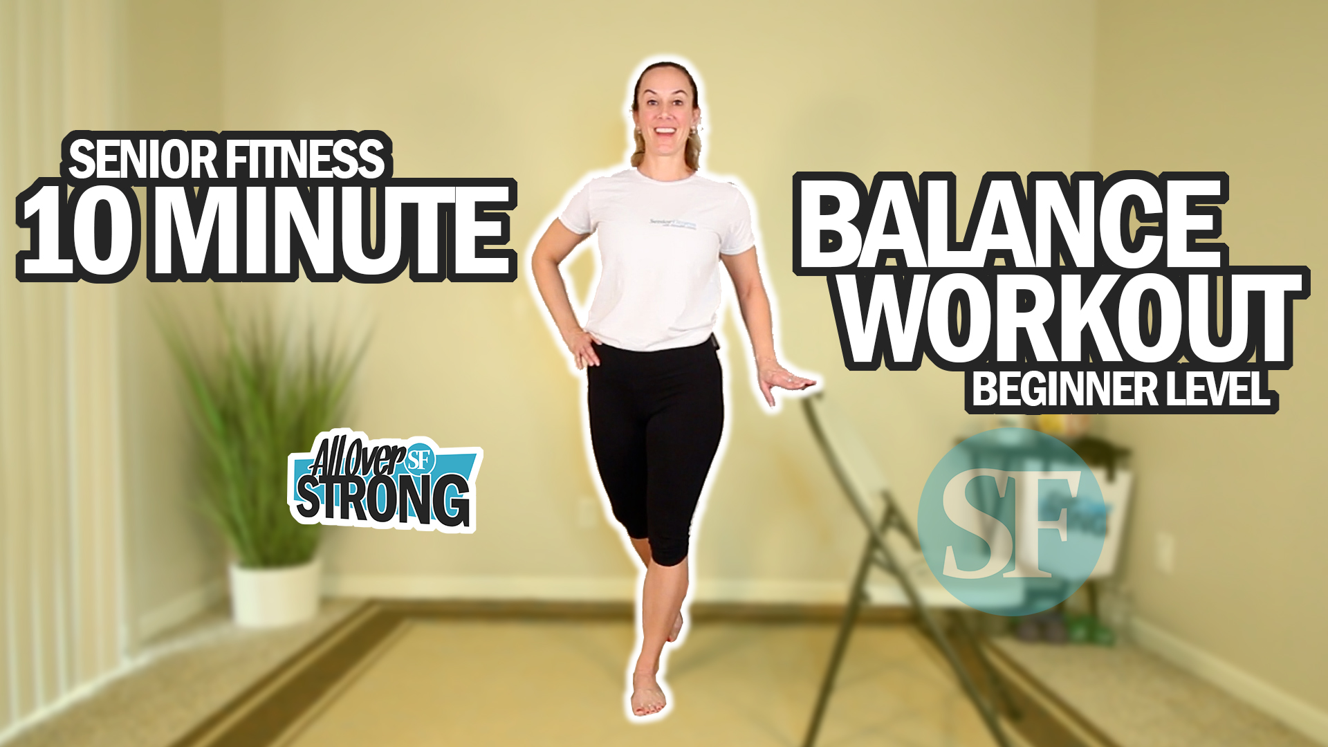 10 Minute Balance Workout For Seniors And Beginners Senior Fitness