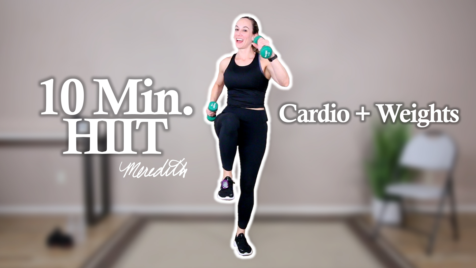 Senior Fitness 10 Min HIIT Cardio Workout | Intermediate Level ...