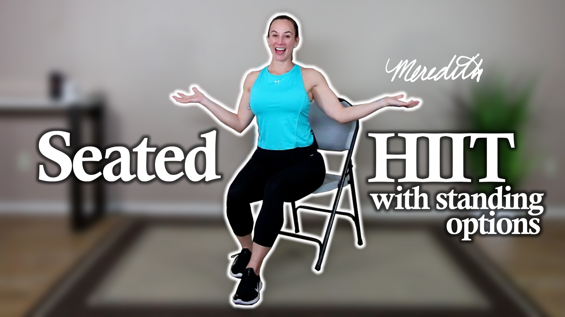 Senior Fitness - No Equipment Seated HIIT Workout For Beginners with ...