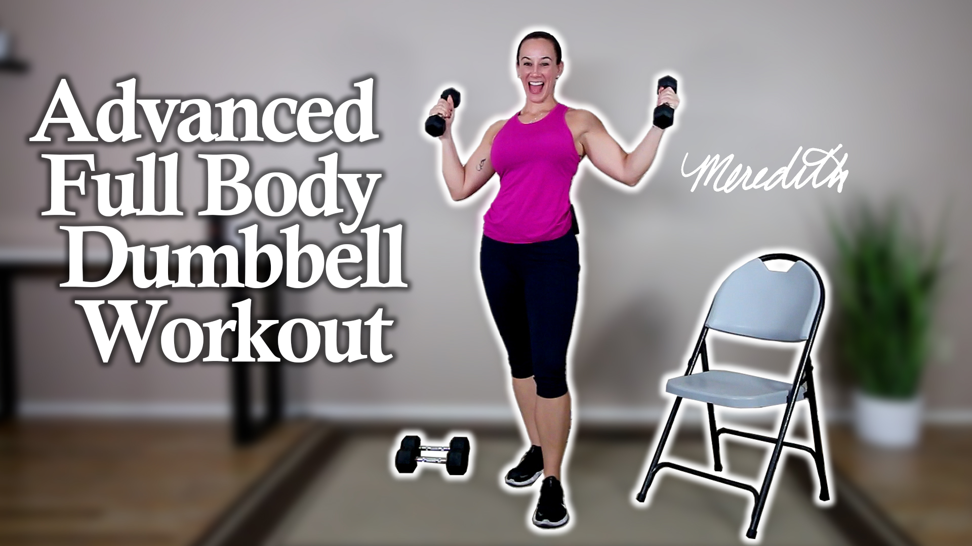 Senior Fitness Advanced Full Body Dumbbell Workout | Standing & Seated ...