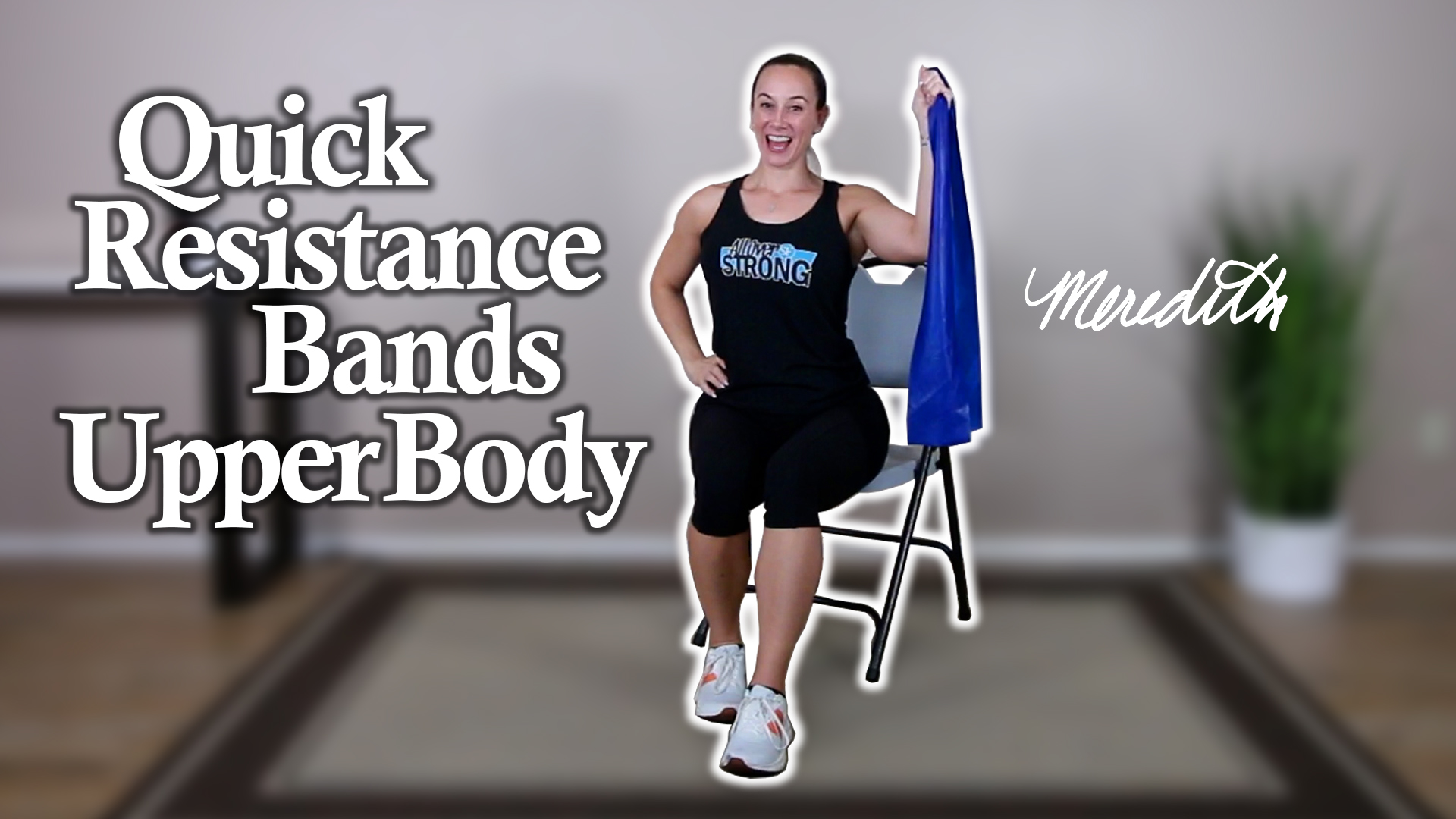 Quick Resistance Bands Workout For Seniors and Beginners | Upper Body ...