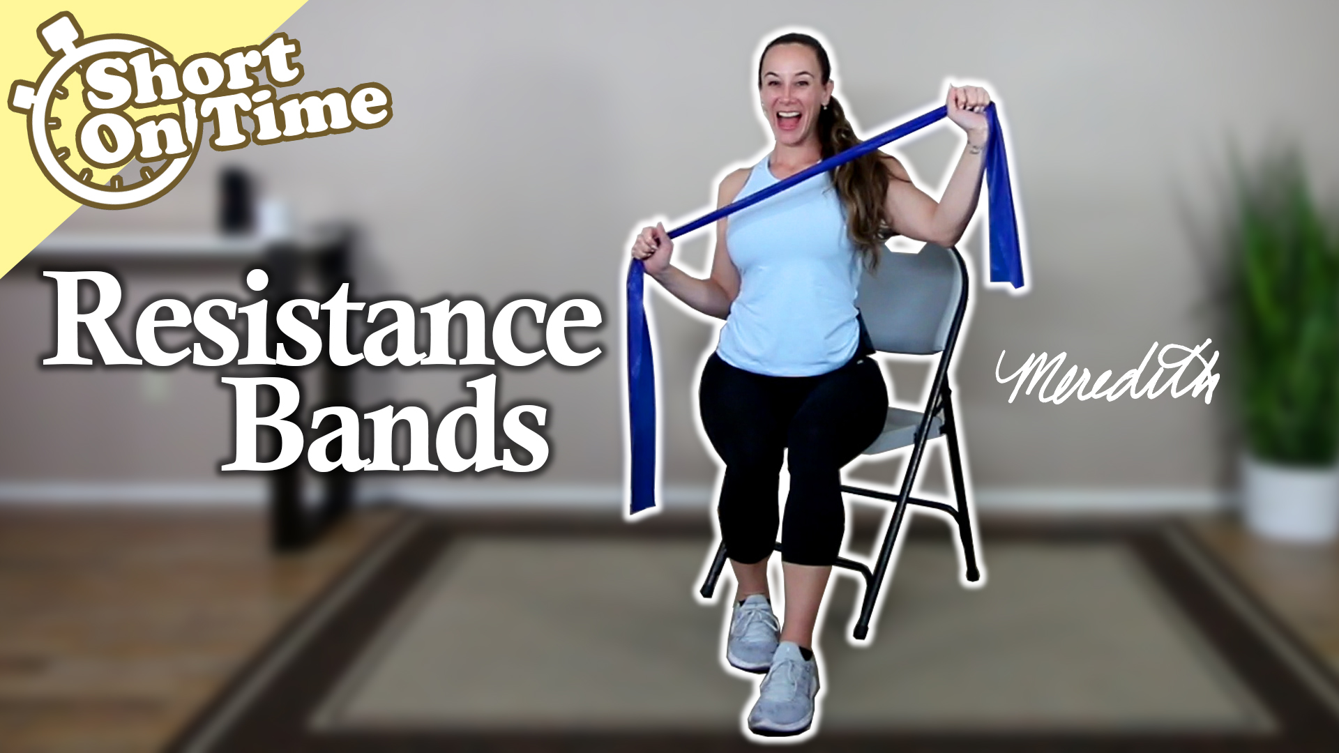 "Short On Time" Resistance Bands Workout For Seniors and Beginners ...