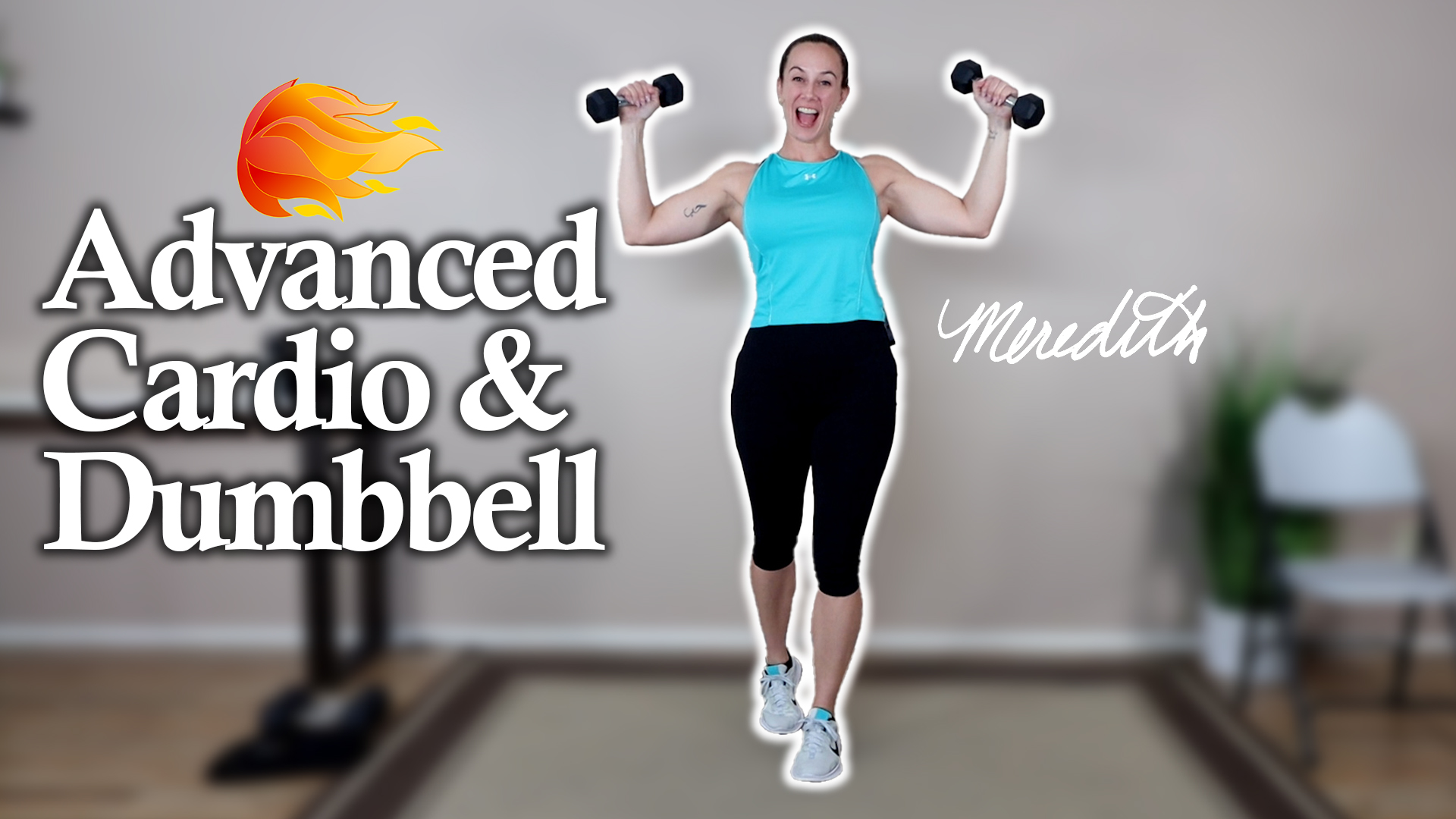 Senior Fitness Full Body Cardio and Dumbbell Workout | Advanced Level ...